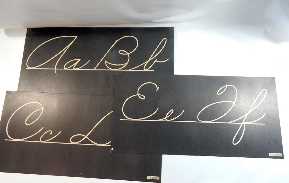 Classroom Alphanumeric Cards by Palmer Method of Handwriting: Near fine ...