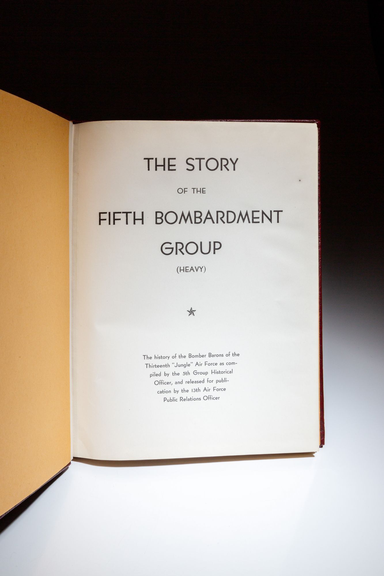 The Story Of The Fifth Bombardment Group (Heavy); Unit History of the ...