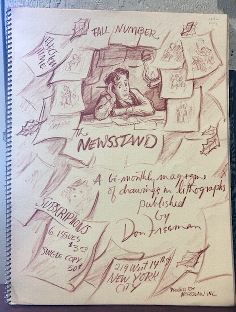 THE NEWSSTAND. A bi-monthly magazine of drawings in lithographs ...