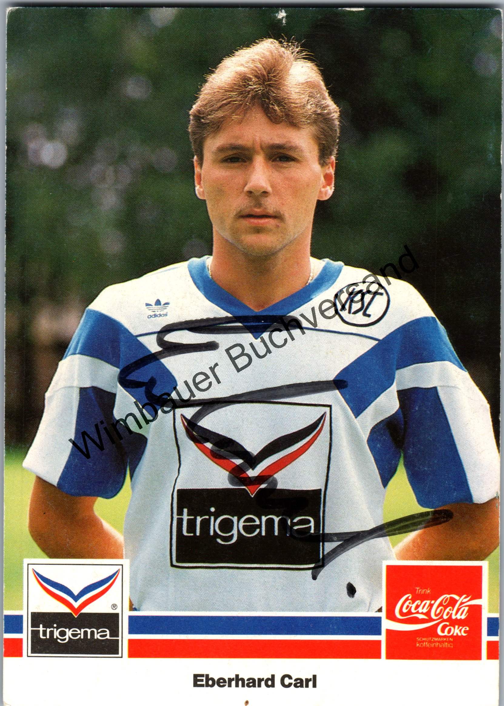 Original Autogramm Eberhard Carl KSC /// Autograph signiert signed ...