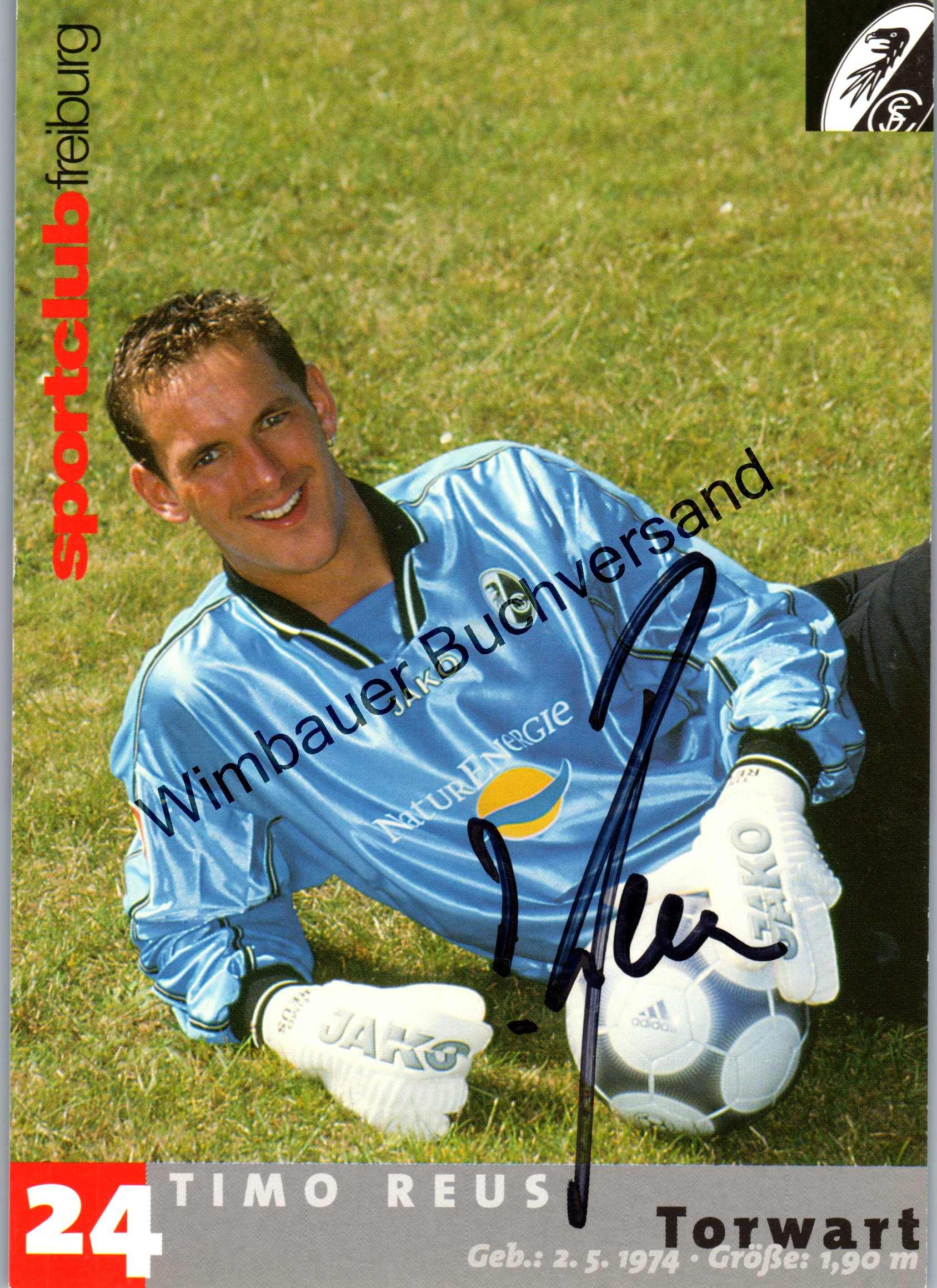 Original Autogramm Timo Reus SC Freiburg /// Autograph signiert signed ...