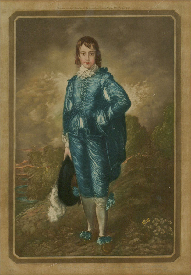 Charles Bird (1856-1916) after Gainsborough - 1909 Mezzotint, The Blue ...