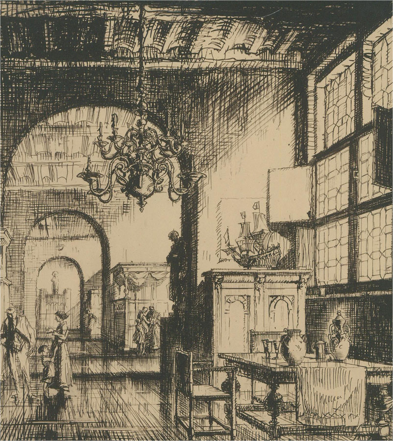 Sir Frank Brangwyn R.A - Early 20th Century Lithograph, Decadent ...