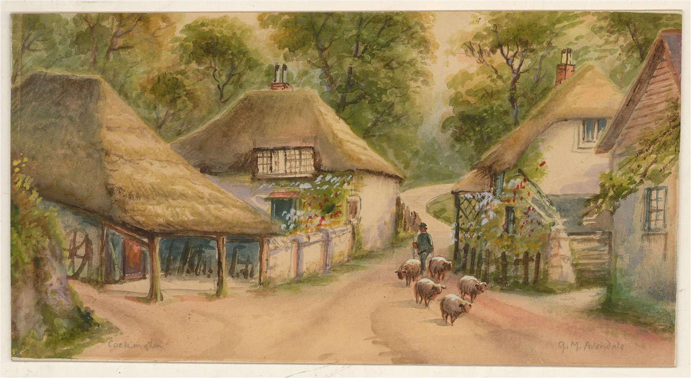 Garman Morris (fl.1920-1930) - Early 20th Century Watercolour ...