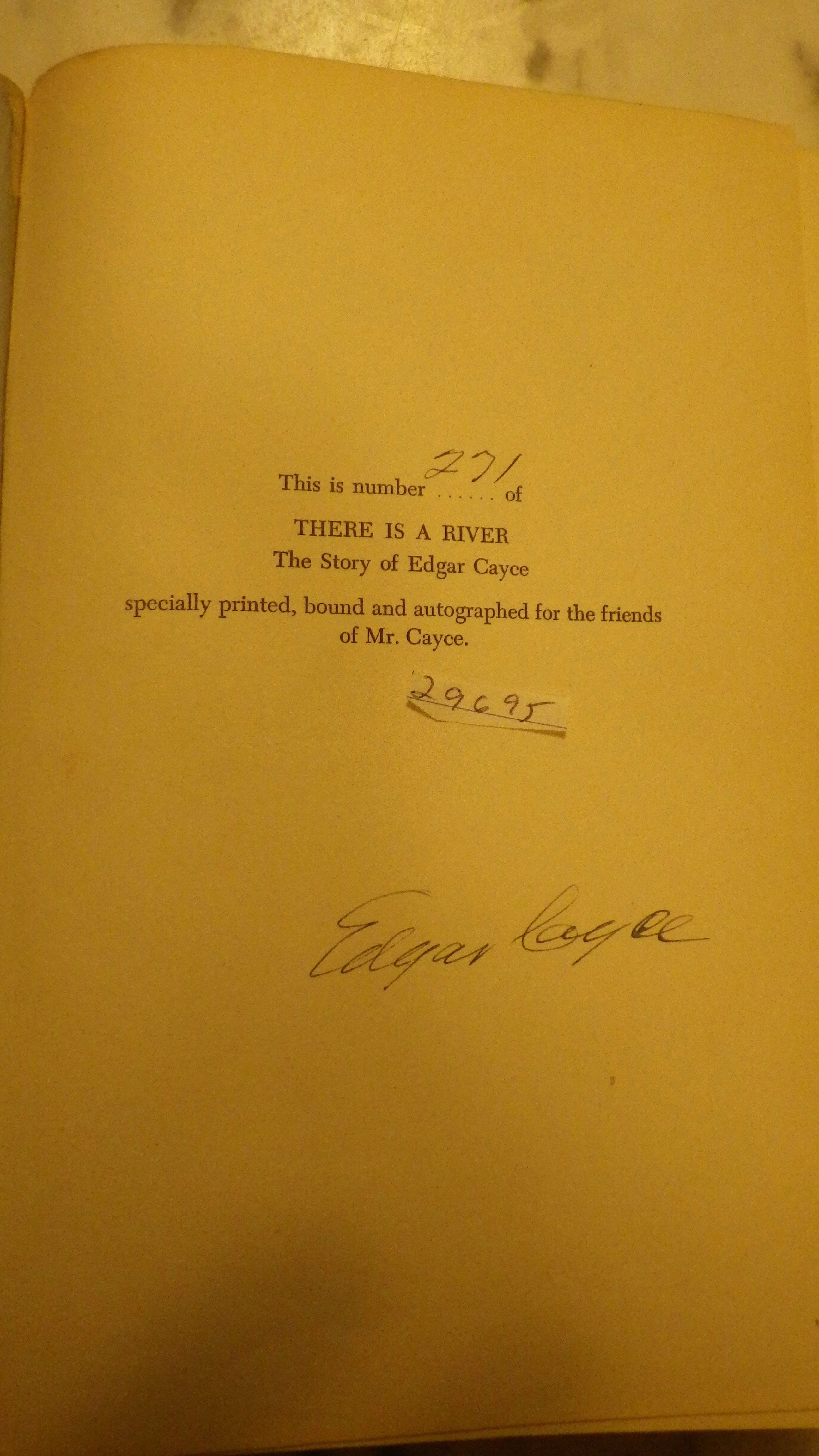 There is a River, STORY OF EDGAR CAYCE ,Bible Prophet Visionary ...