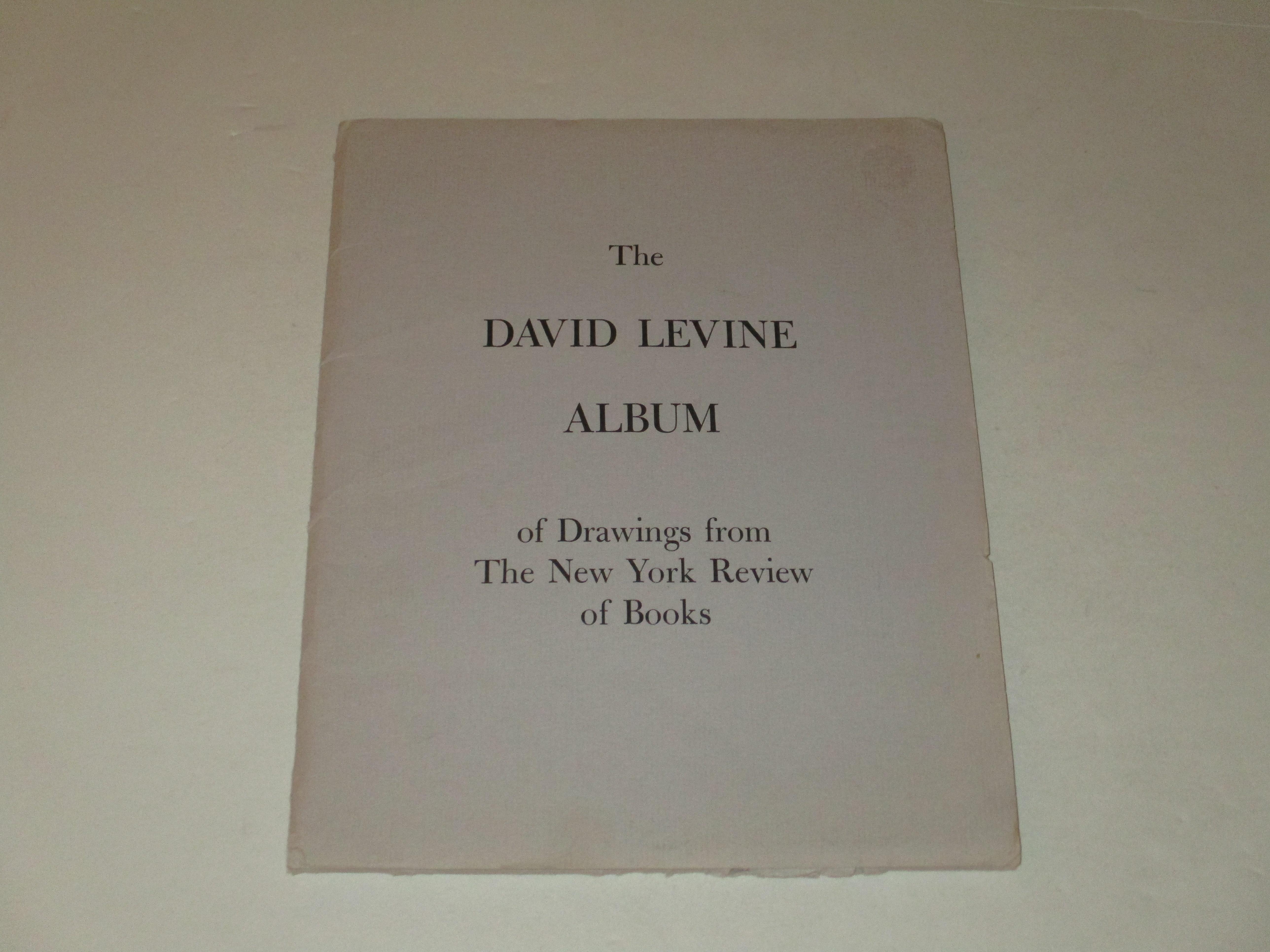 The David Levine Album of Drawings from The New York Review of Books by ...