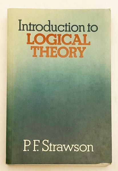 [English foreign books] "Introduction to logical theory"... | Barnebys