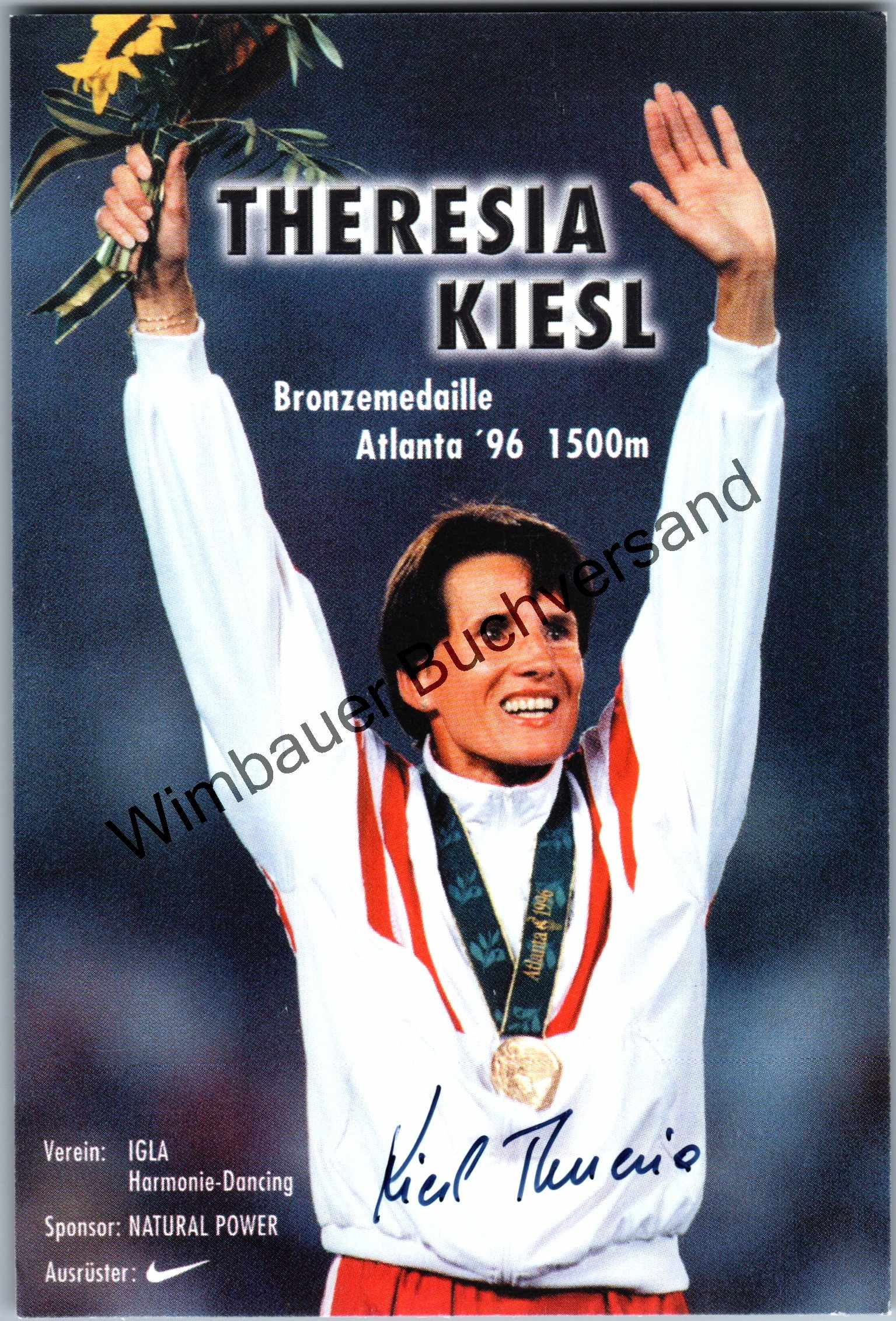 Original Autogramm Theresia Kiesl /// Autograph signiert signed signee ...