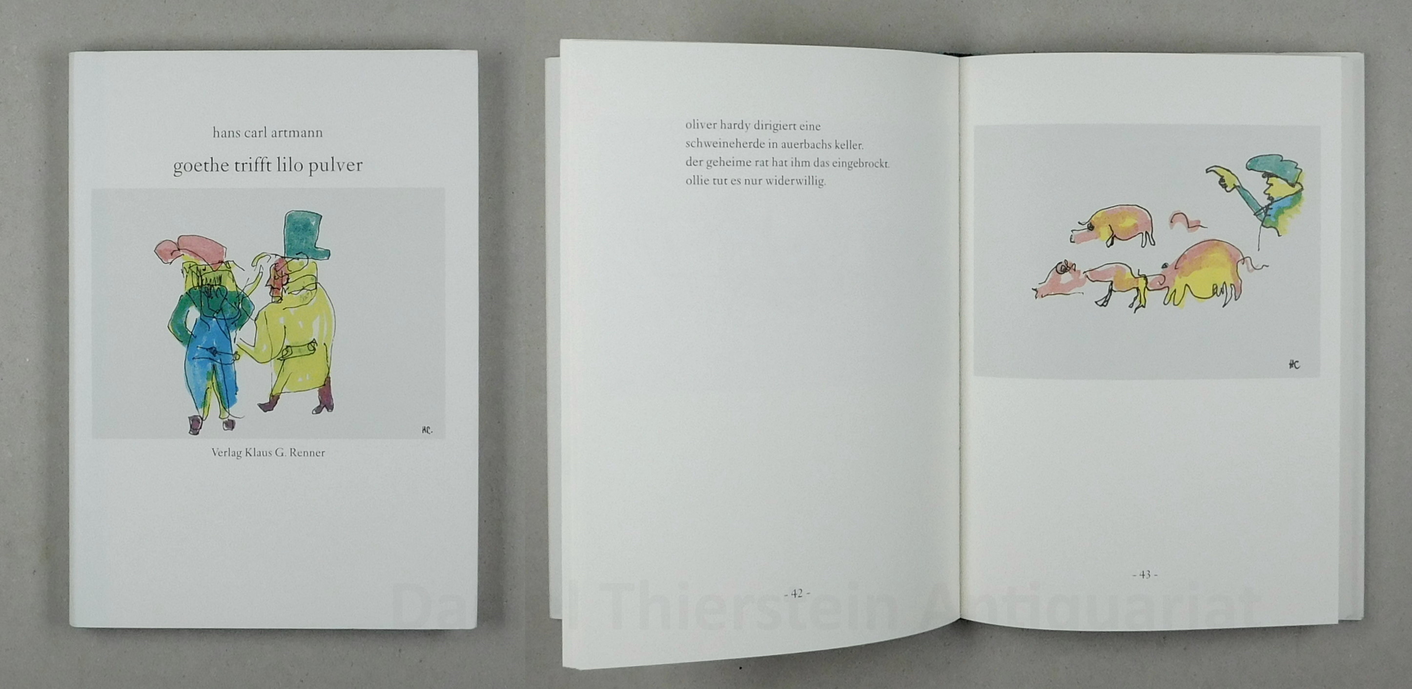 goethe trifft lilo pulver und wandert mit ihr durch den spessart zum ...