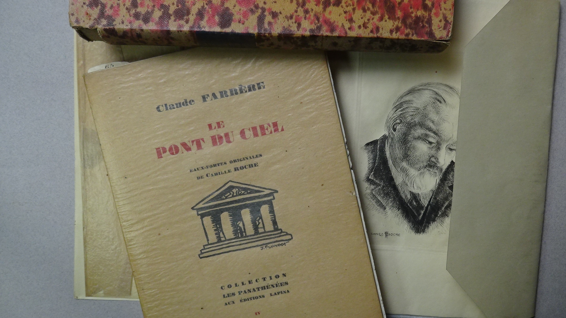 Le Pont du ciel. Eaux-fortes originales de Camille Roche by Farrère ...