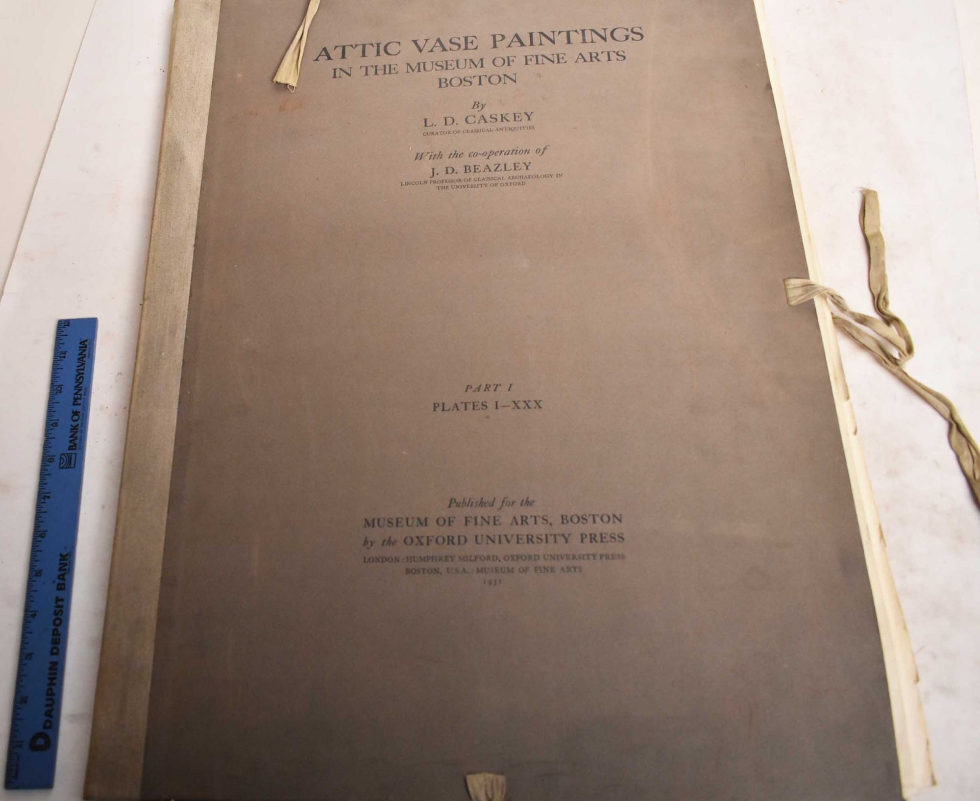 Attic Vase Paintings in the Museum of Fine Arts, Boston (Part I, Text ...