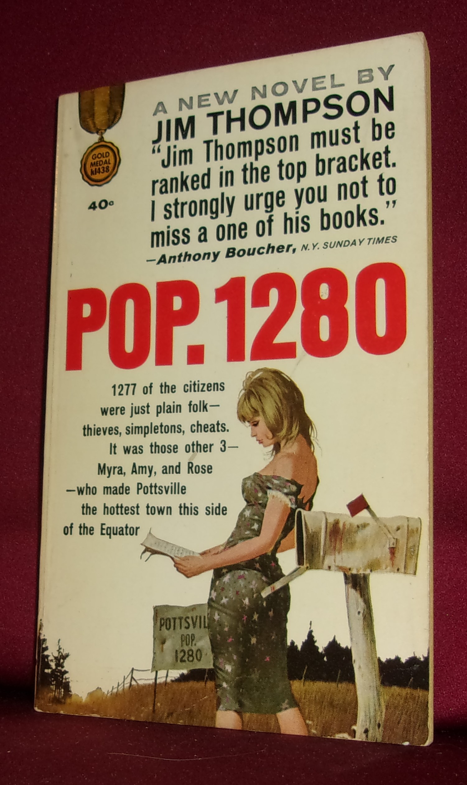 POP. 1280 by Thompson, Jim: Near Fine Soft cover 1st Edition ...
