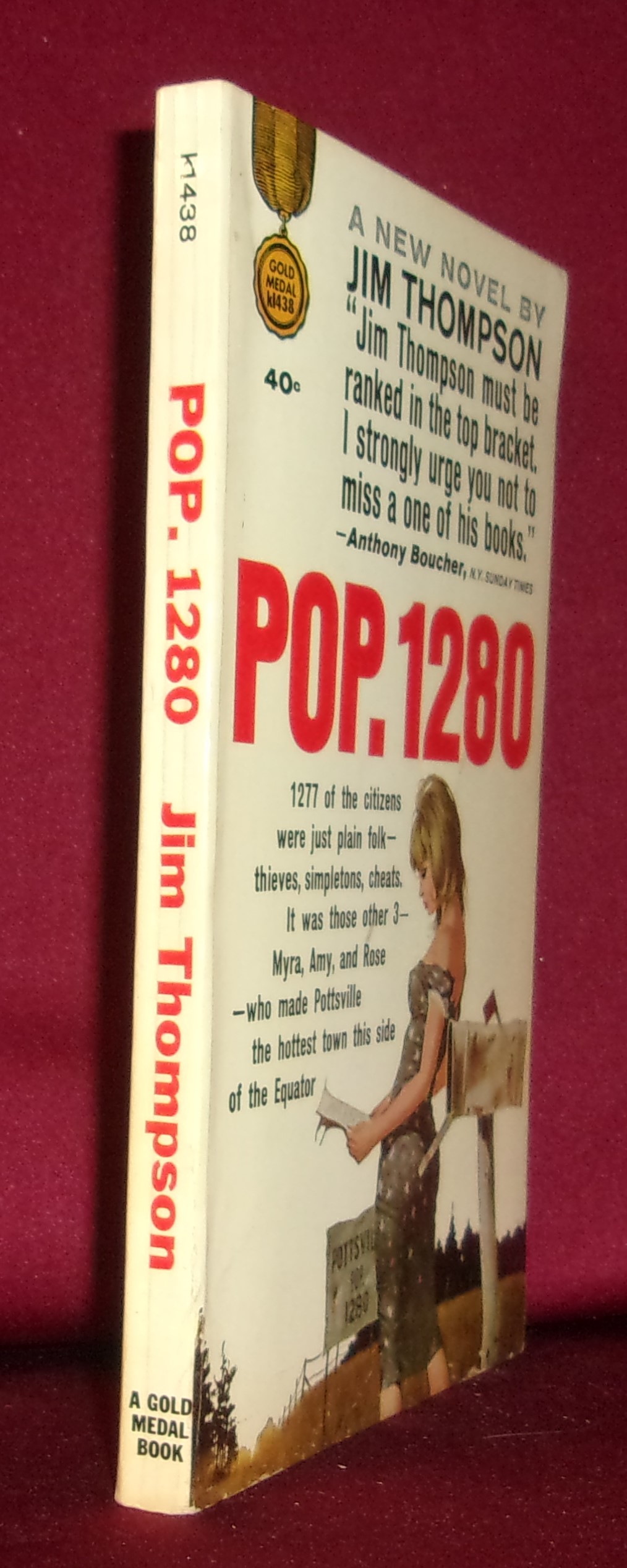 POP. 1280 by Thompson, Jim: Near Fine Soft cover 1st Edition ...