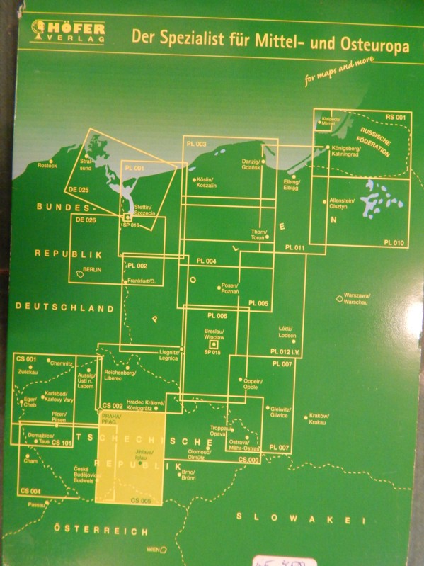 Tschechische Republik - Mittelböhmen - Prag / Iglau / Znaim- Maßstab 1: ...