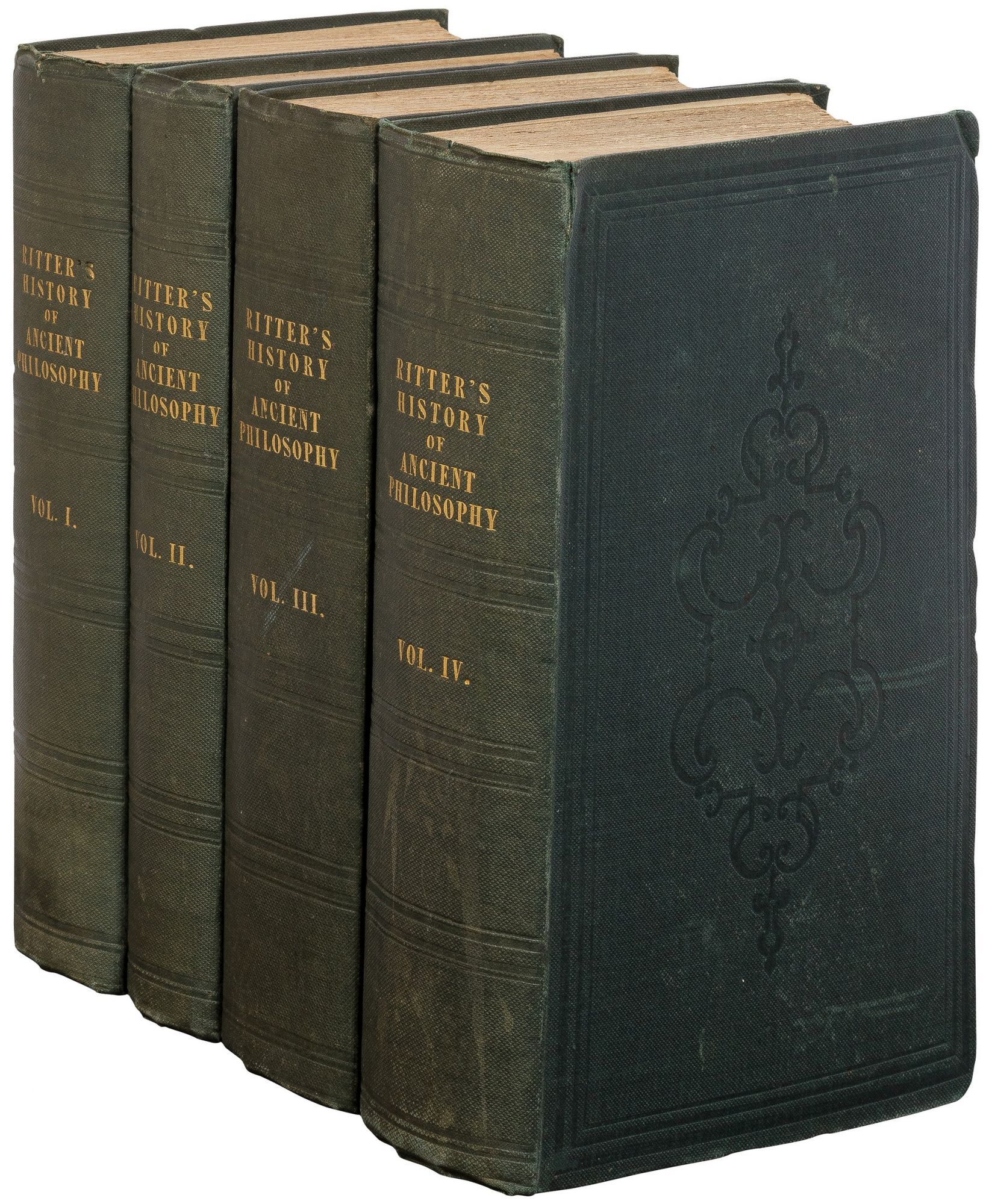 The History of Ancient Philosophy. Four Volumes by RITTER, Heinrich ...