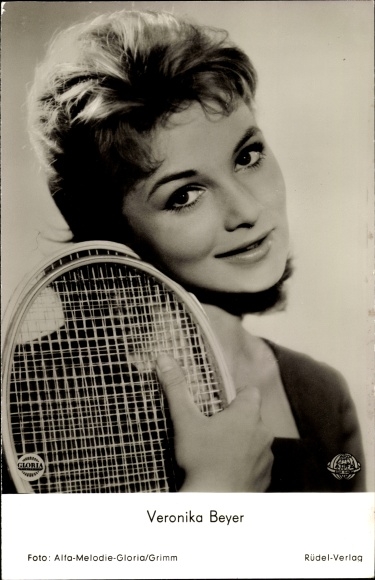 Ansichtskarte / Postkarte Schauspielerin Veronika Beyer, Portrait ...