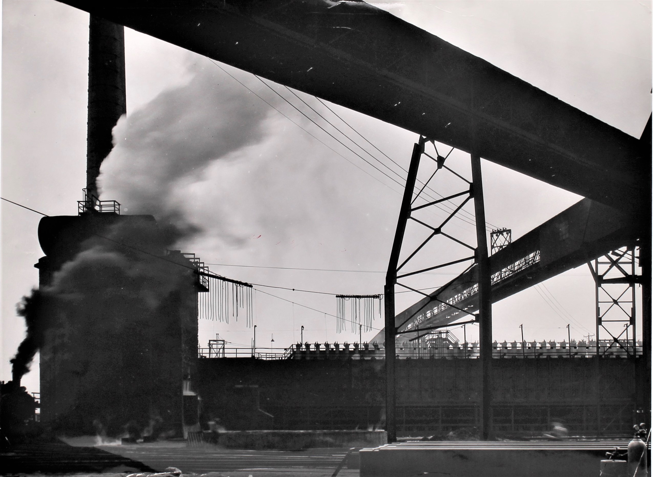 "BETHLEHEM STEEL, SPARROW POINT" [Original Gelatin Silver Print] by ...