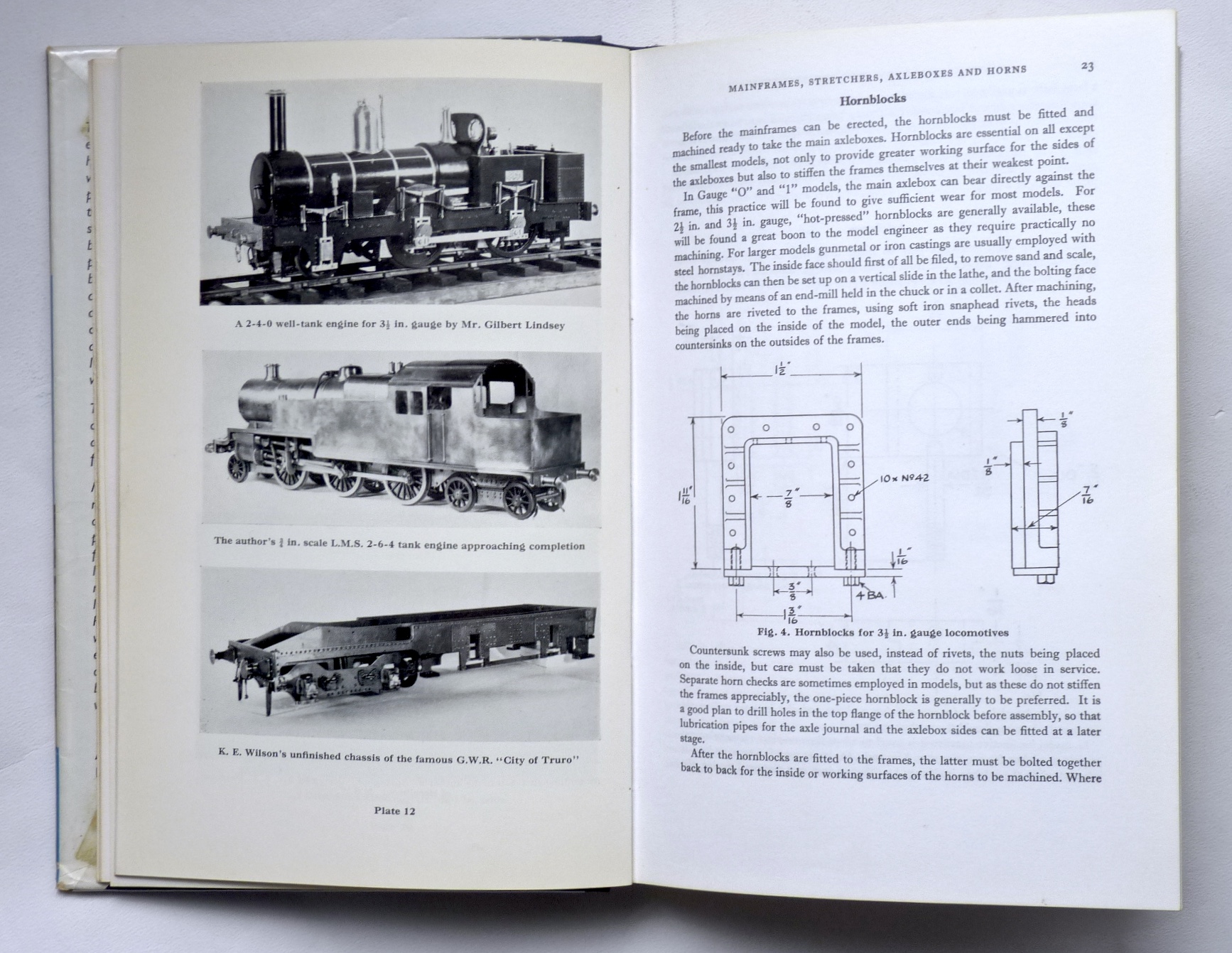 MANUAL OF MODEL STEAM LOCOMOTIVE CONSTRUCTION by Martin Evans: Fine ...