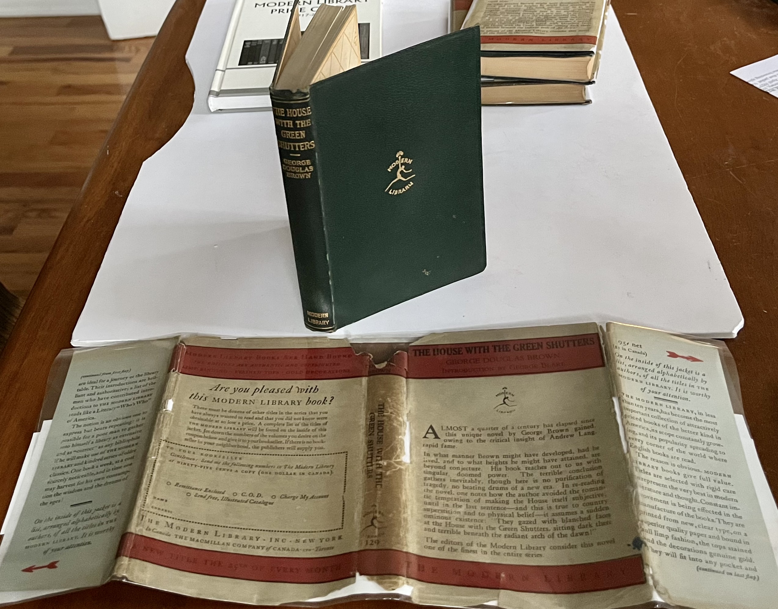 The House With The Green Shutters **VERY RARE FIRST MODERN LIBRARY ...