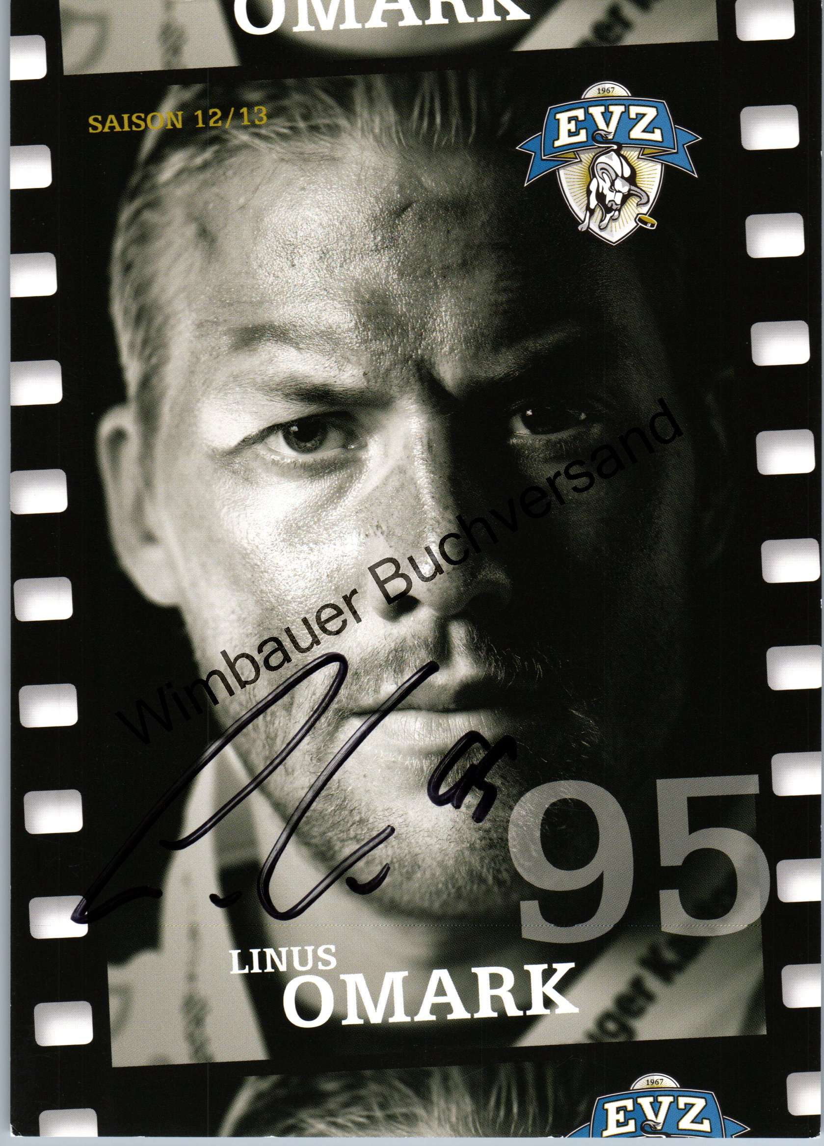 Original Autogramm Linus Omark EV Zug Eishockey /// Autograph signiert ...