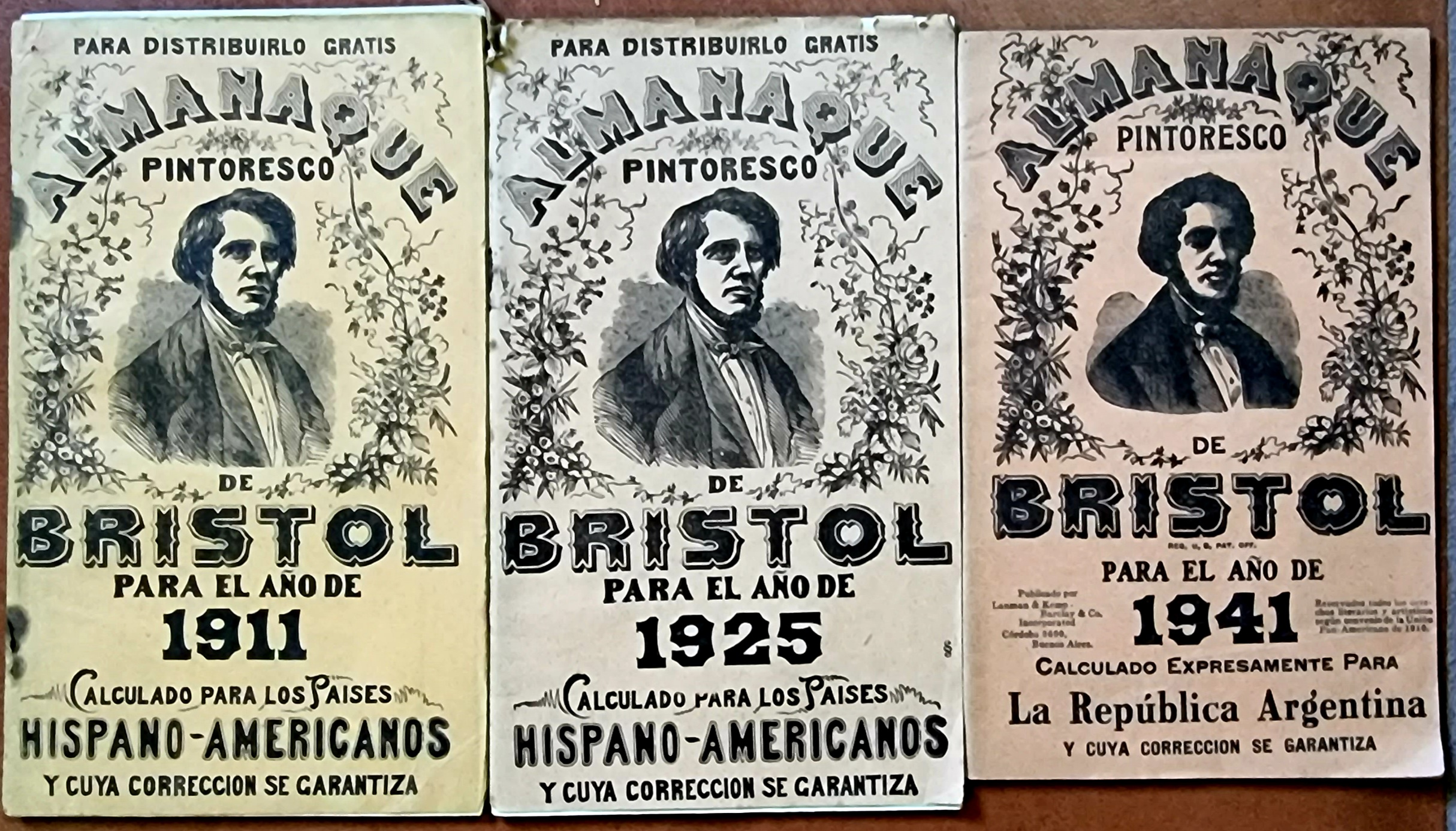 Almanaque Pintoresco de Bristol para el año 1911 / 1925 / 1941 by AA.VV ...
