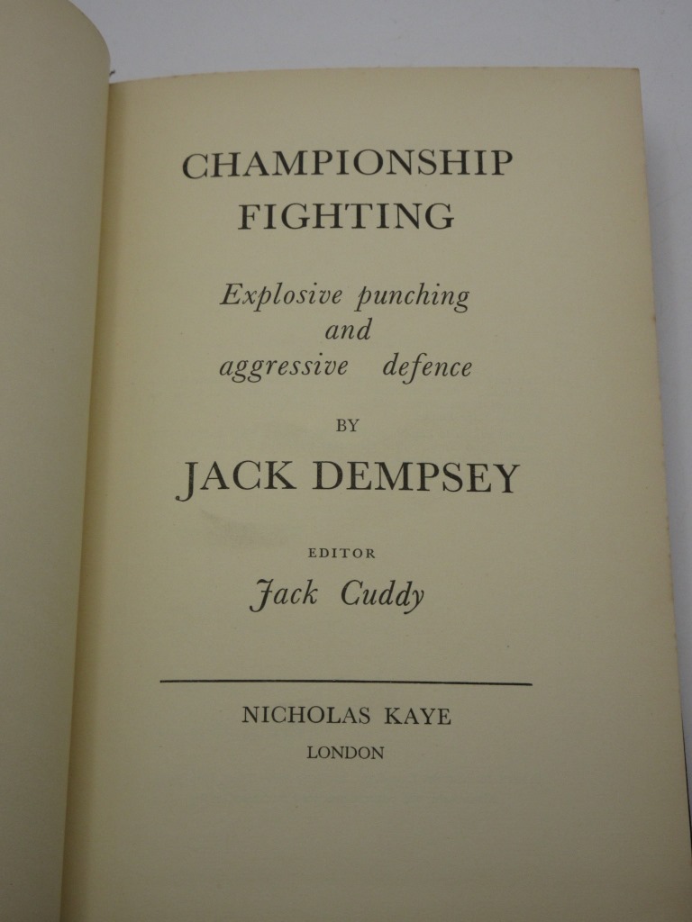 Championship Fighting: Explosive Punching and Aggressive Defence by ...