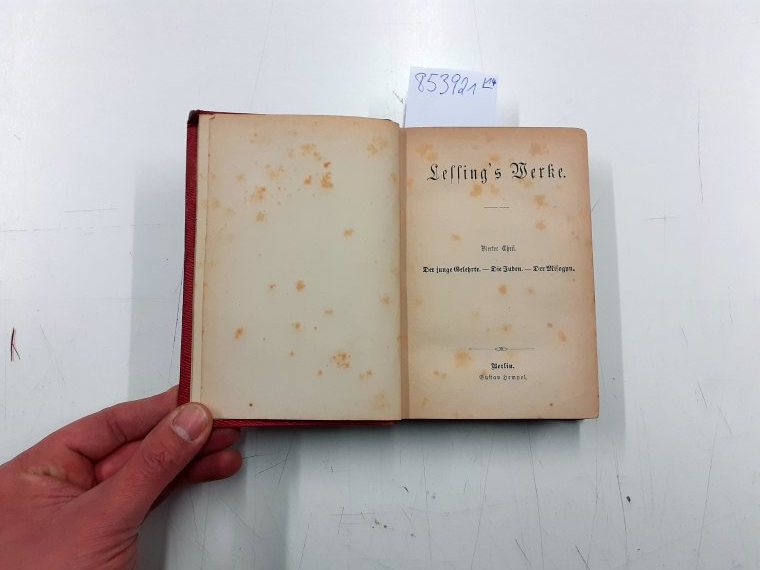 Lessing's Werke. 20 Bände (bzw. 21 [Band 20 - Briefe - in 2 Bänden] in ...