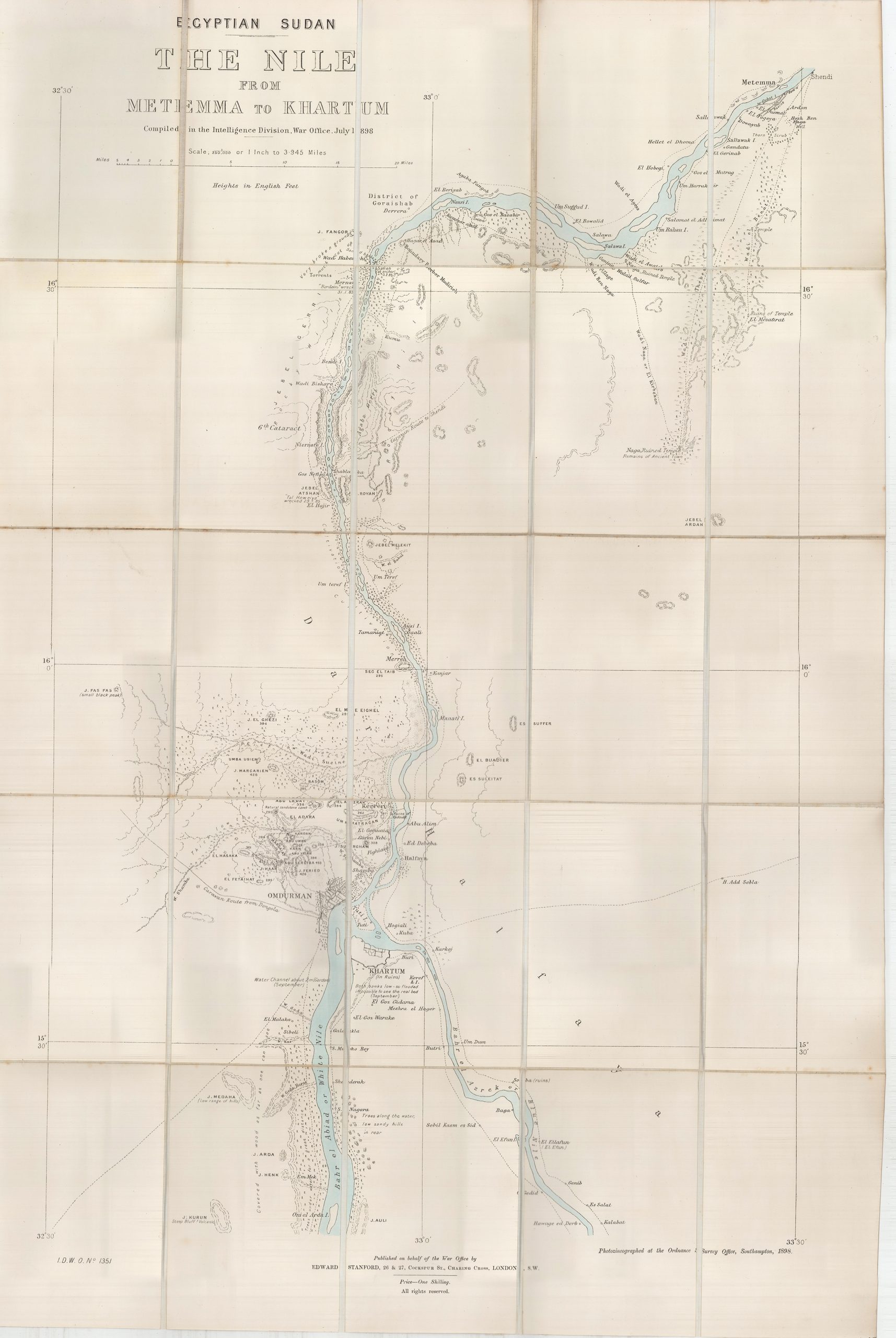 Egyptian Sudan. The Nile from Metemma to Khartum. Compiled in the ...
