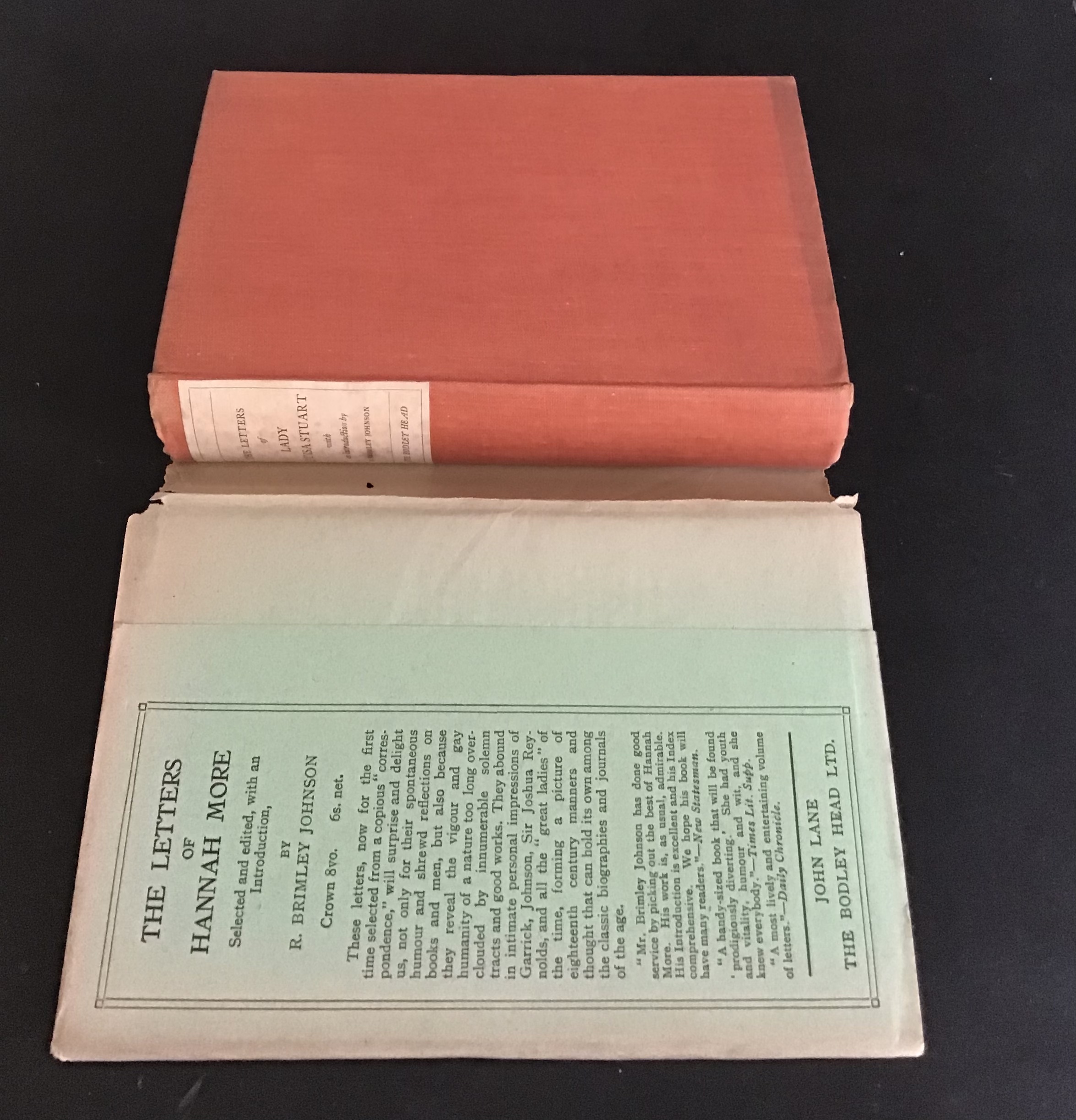 The Letters of Lady Louisa Stuart by R. Brimley Johnson: Good Hardcover ...