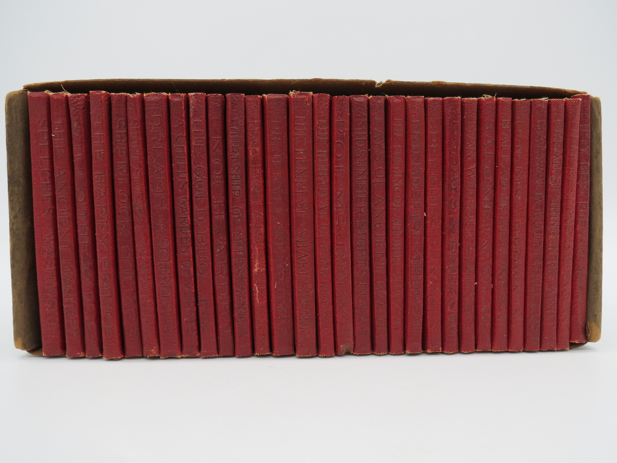 LITTLE LEATHER LIBRARY 30 Volumes (Little Luxart Library) by Various ...