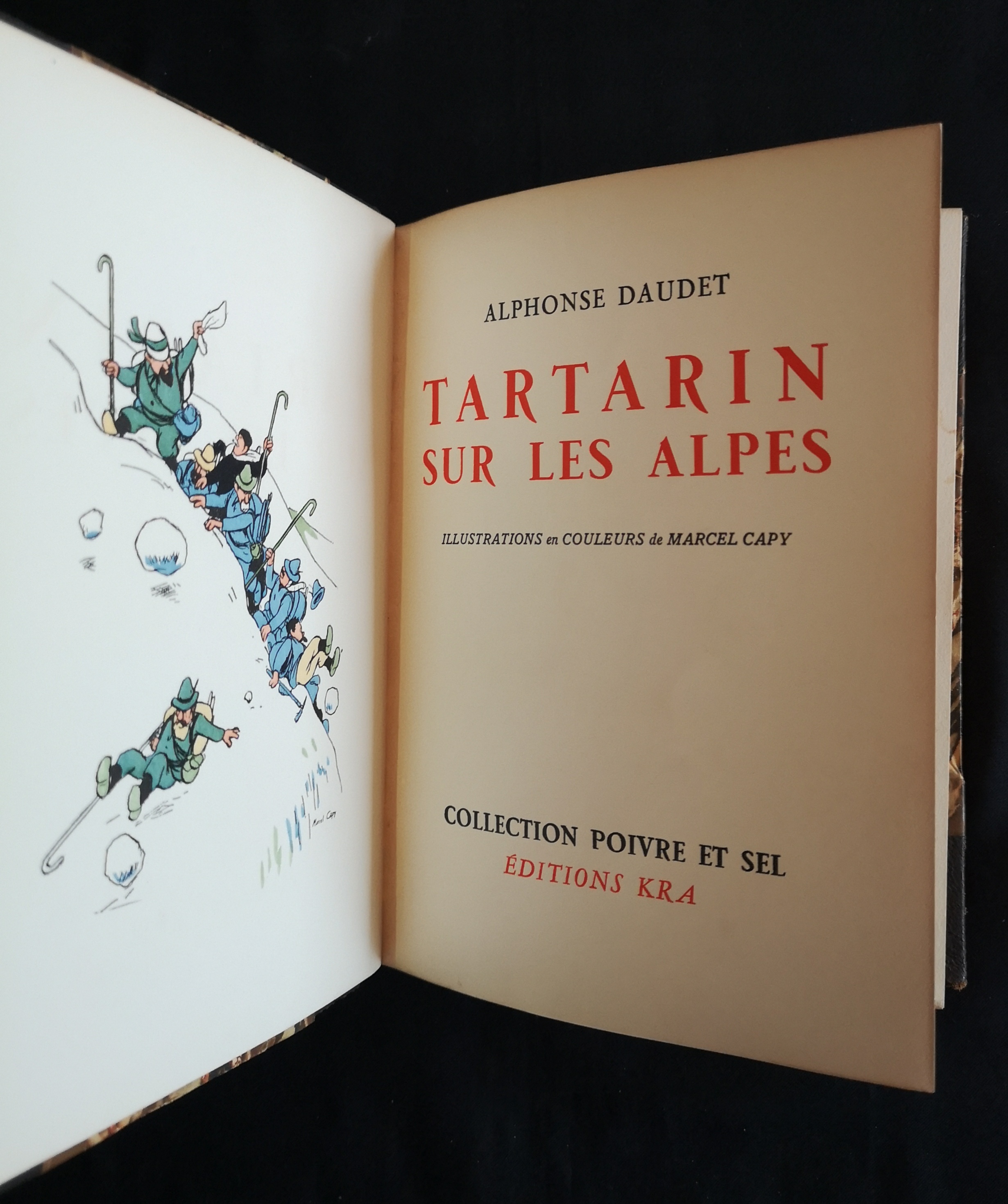 Tartarin sur les Alpes. Illustrations en couleurs de Marcel CAPY by ...