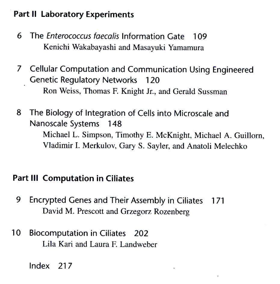 Cellular Computing. [Nannotechnology] by Edited by Martyn Amos.: Fine ...