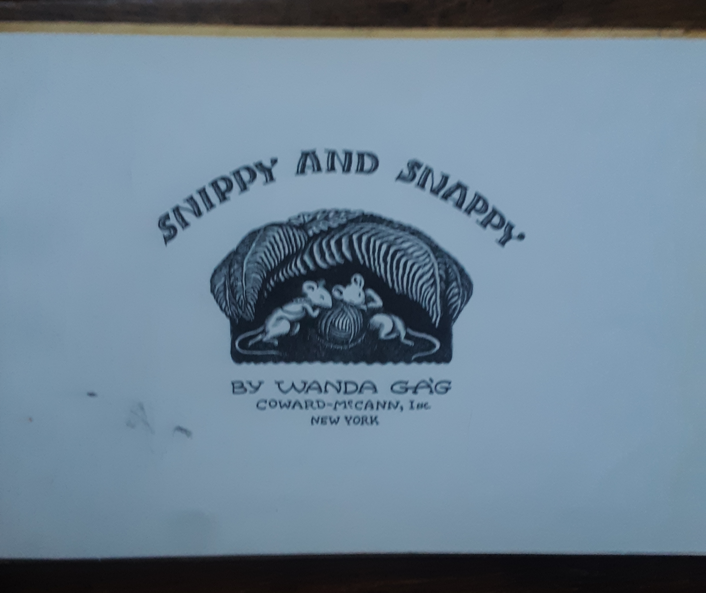 Snippy and Snappy by Gag, Wanda: Good Hardcover (1931) 1st Edition ...