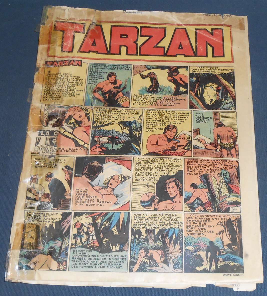Tarzan by Rex Maxon Bob Kane Brantonne Burty Giffey: (1946) | Librairie ...