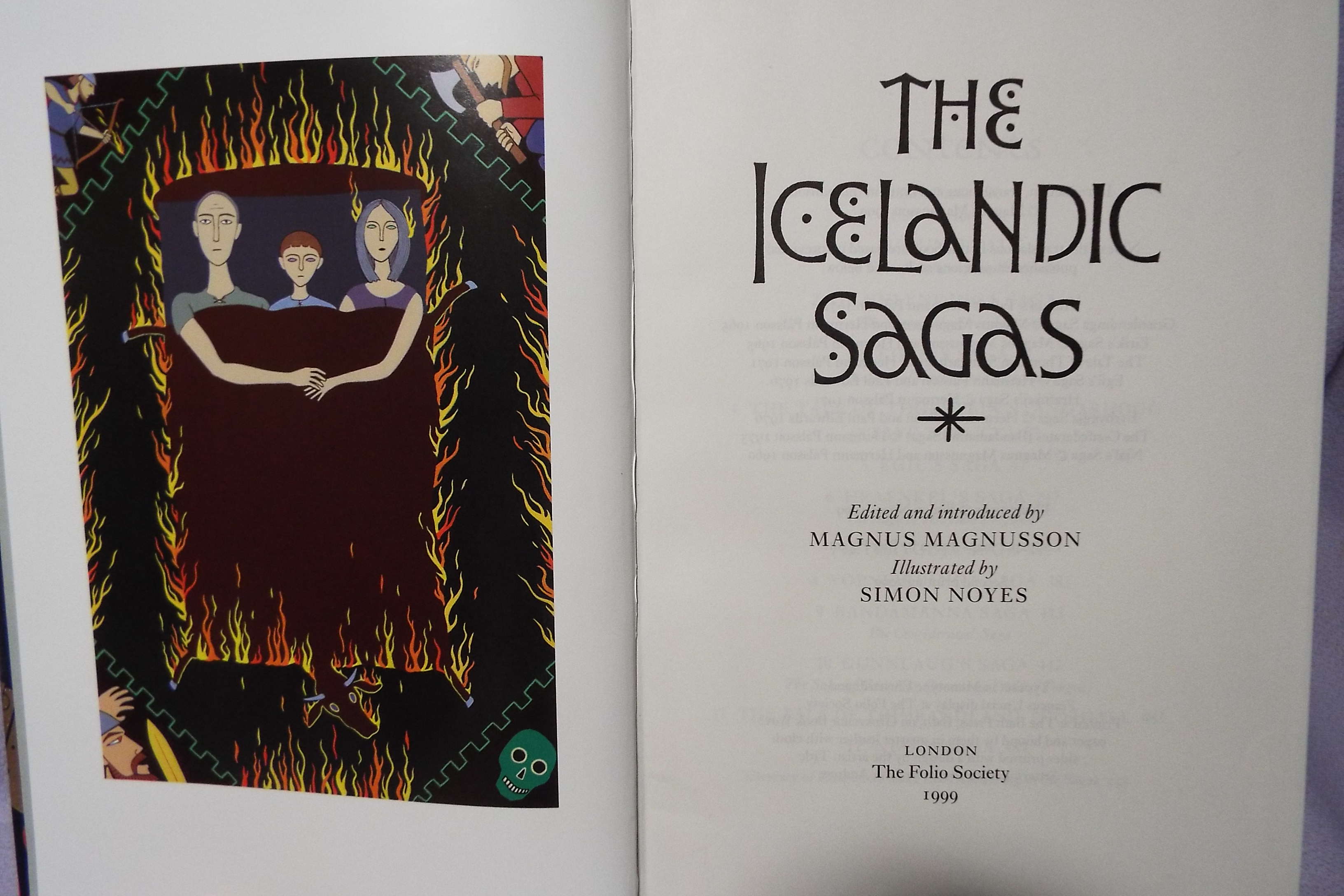 The Icelandic Sagas : Volume One : The Folio Society : Second printing ...