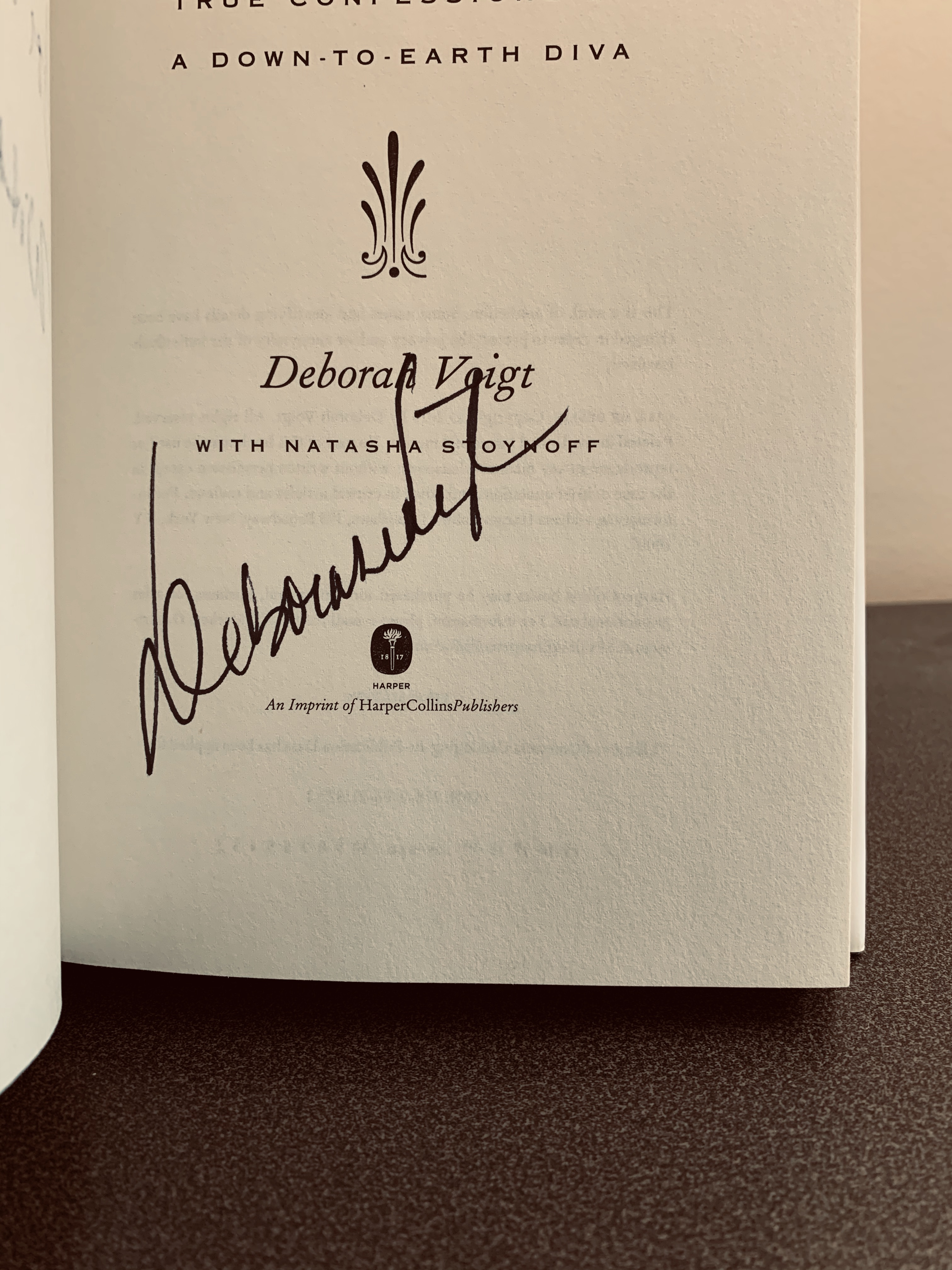 Call Me Debbie: True Confesion of a Down-to-Earth Diva [SIGNED TWICE ...