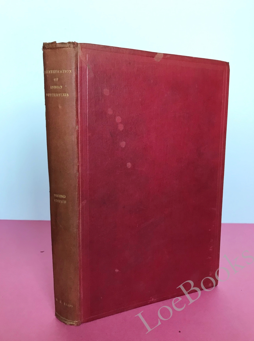 THE IDENTIFICATION OF INDIAN BUTTERFLIES by Evans, Brigadier W. H ...