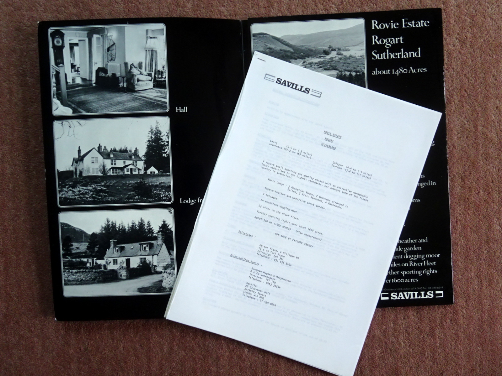 The Rovie Estate, Rogart, Sutherland, Scotland, 1975, Bingham Hughes ...