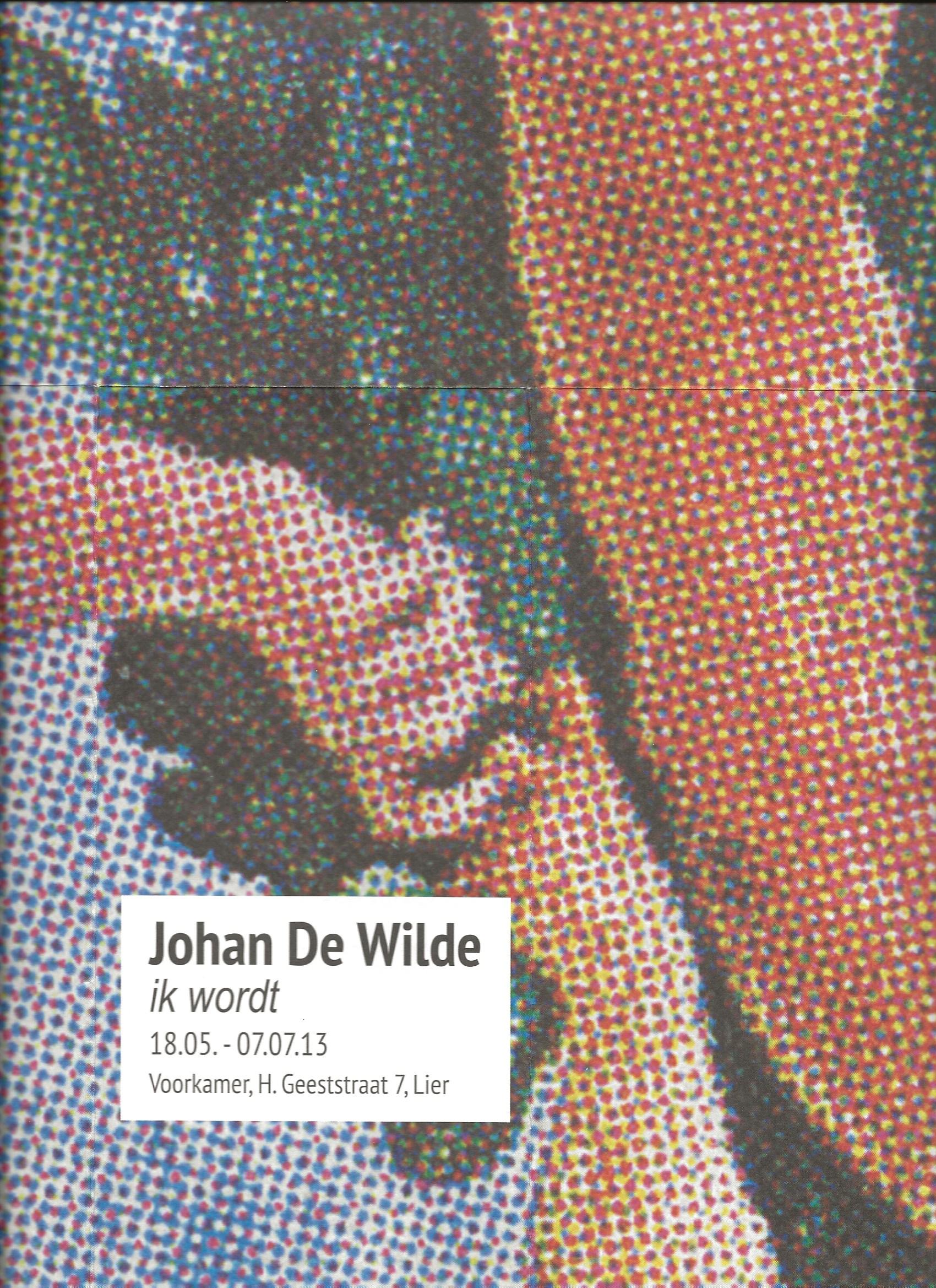 Johan De Wilde - a collection of 10 invitations by De Wilde, Johan ...