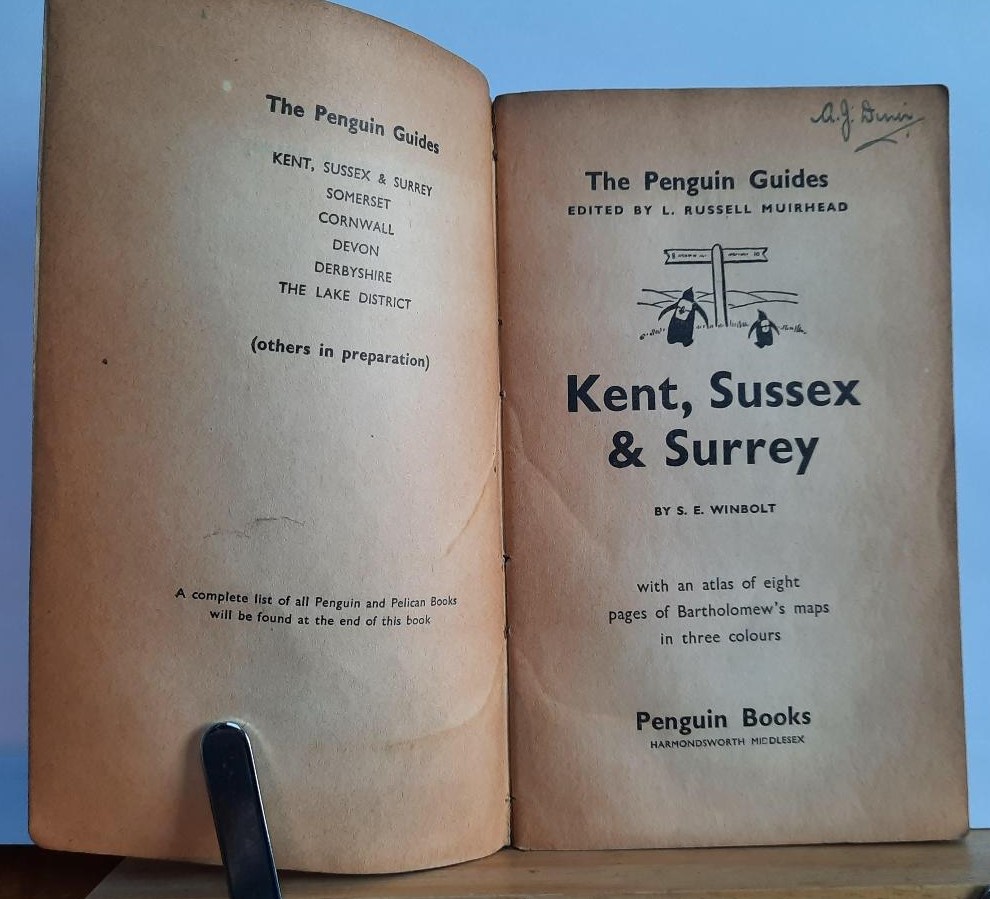 Penguin Guide No 1 - Kent, Sussex & Surrey by S E Winbolt (series ...
