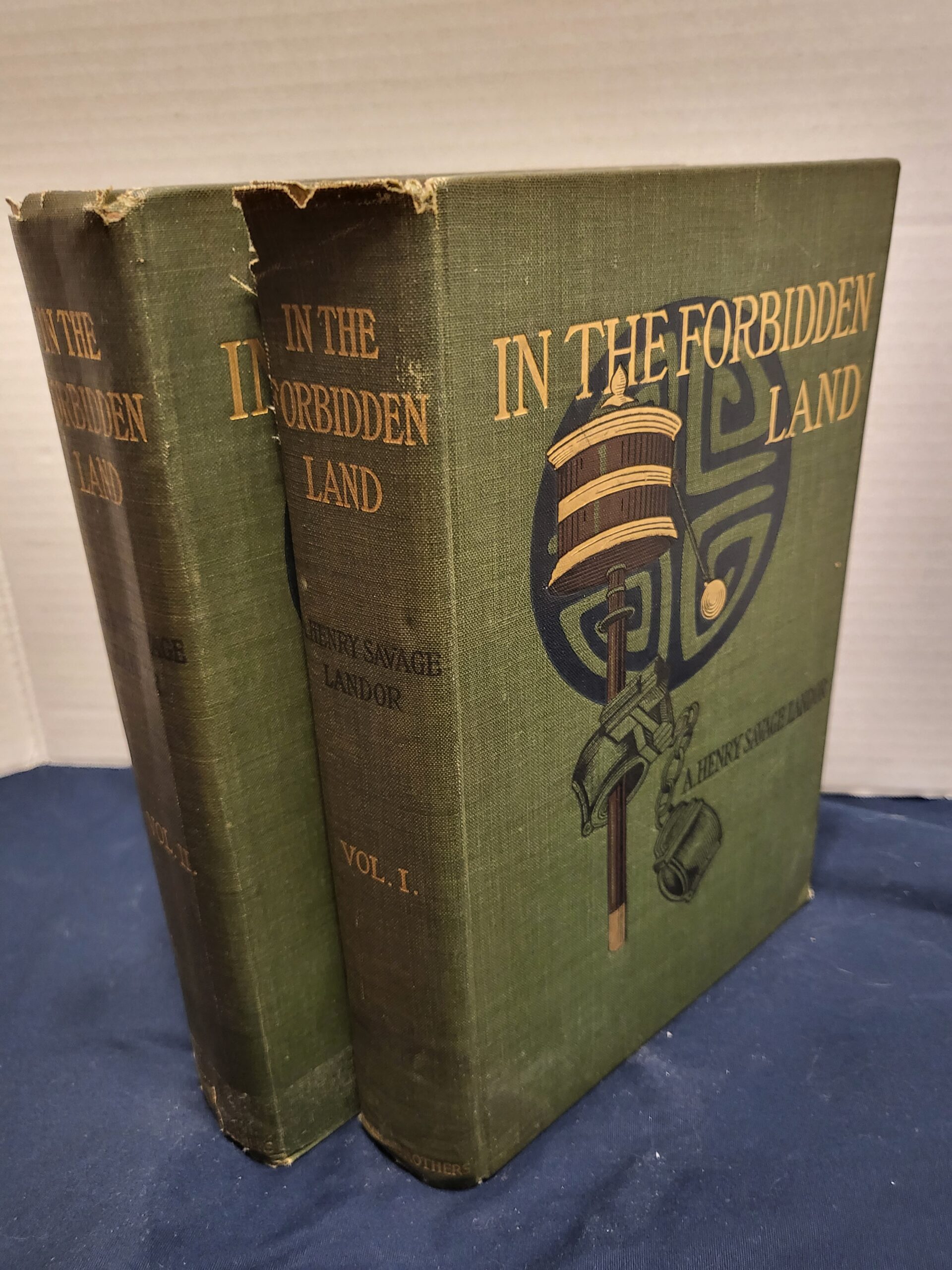 In the Forbidden Land 2 volumes color plates and illustration by Henry ...