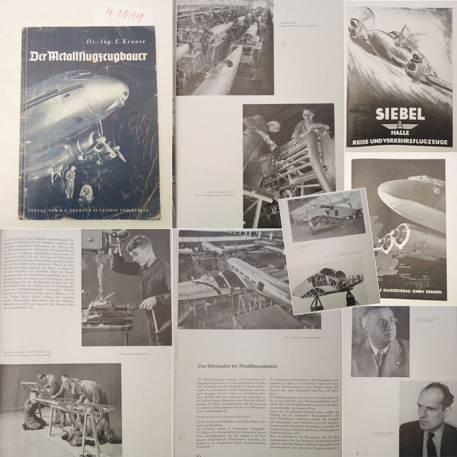 Der Metallflugzeugbauer. Eine kleine Berufskunde von Dr.-Ing. Erwin ...