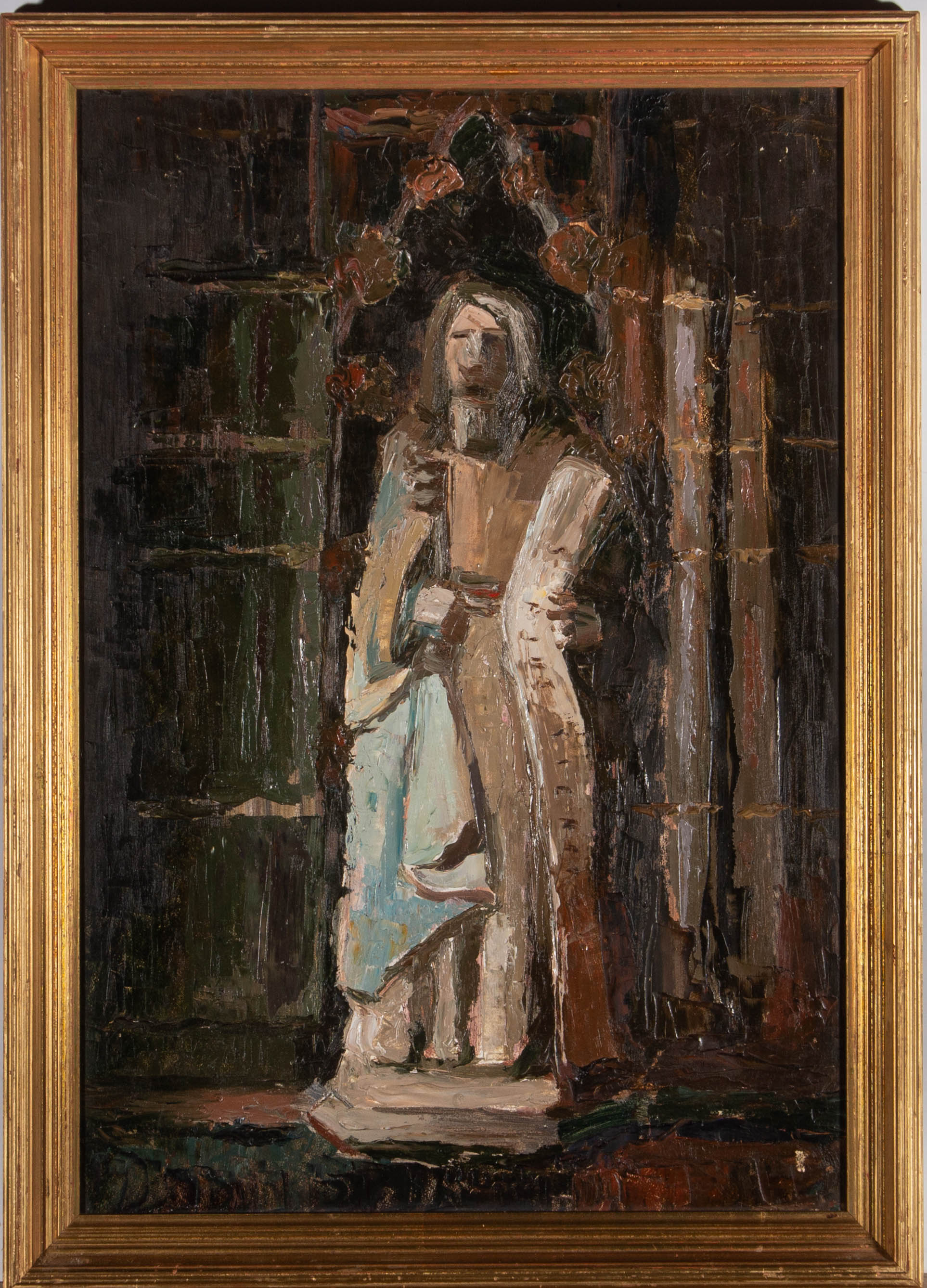 20th Century Oil - Religious Figure Large (30-60cm),Modernism,Religious ...