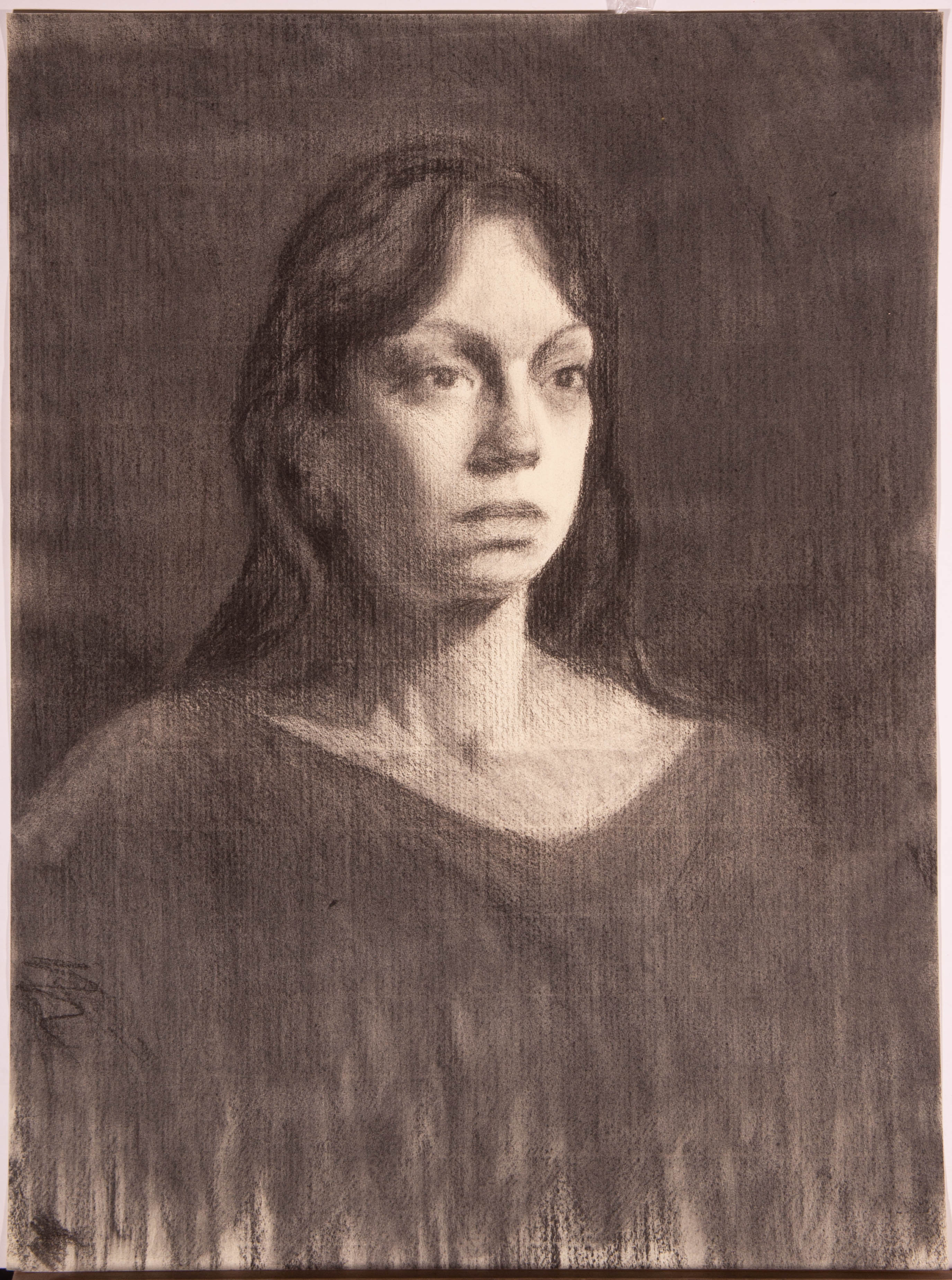 20th Century Charcoal Drawing - Stony-Faced: Art / Print / Poster ...