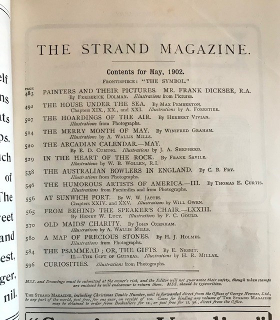 The Strand Magazine May 1902 single issue The Hound Of The Baskervilles ...