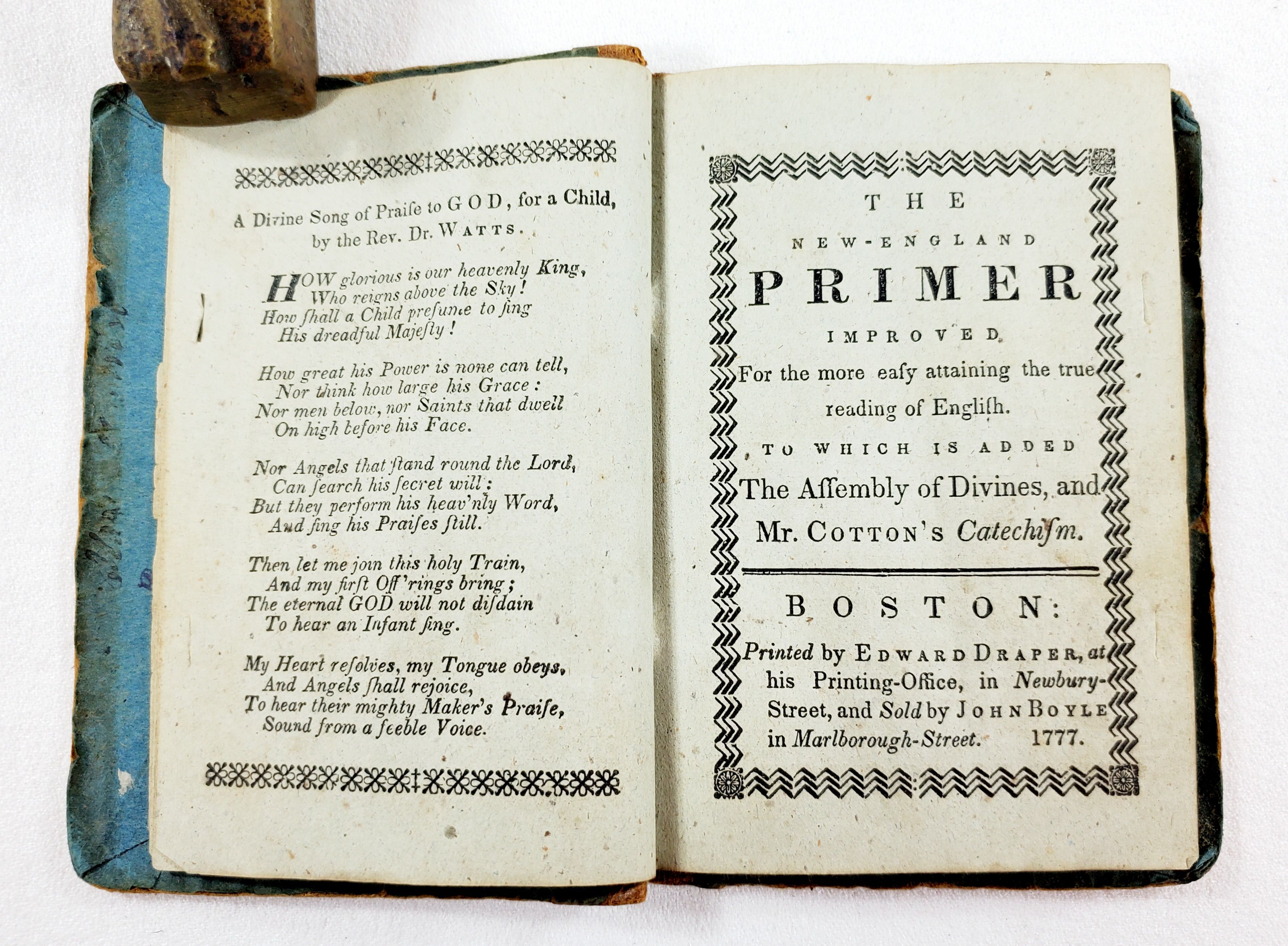 The New-England Primer, Improved for the More Easy Attaining the True ...
