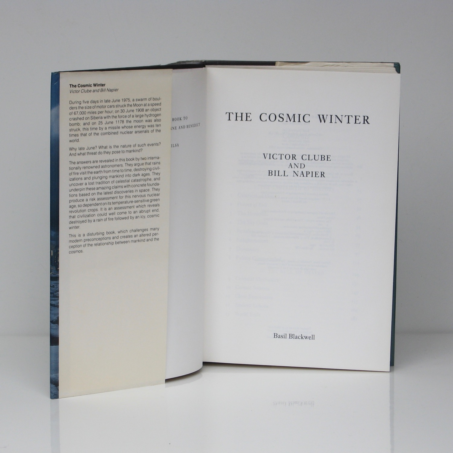 The Cosmic Winter by CLUBE, Victor & NAPIER, Bill.: (1990) | David Cornell