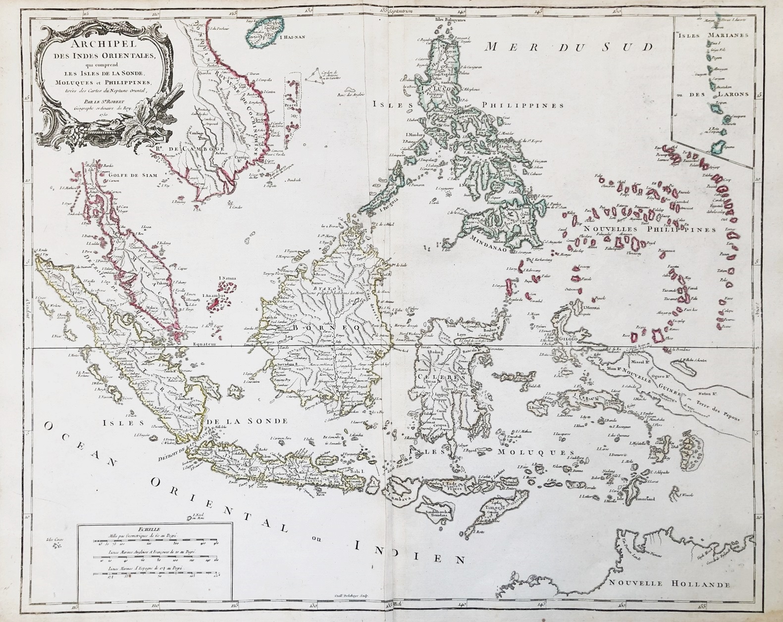 "Archipel des Indes Orientales qui comprend les Isles de la Sonde Moluques et Phillipines ...