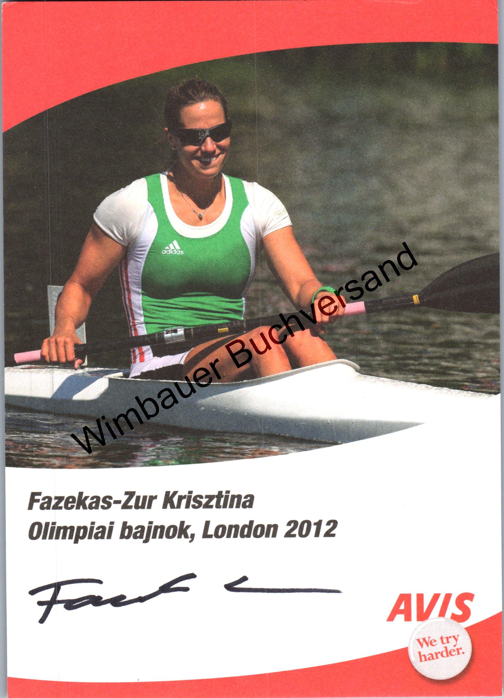 Original Autogramm Krisztina Fazekas-Zur /// Autograph signiert signed ...