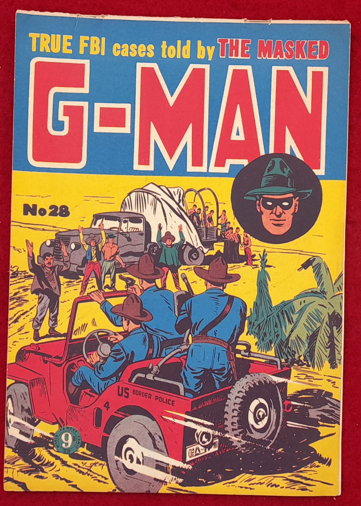 The Masked G-Man #28 - A Golden Age Australian Comic Australian,Comics ...